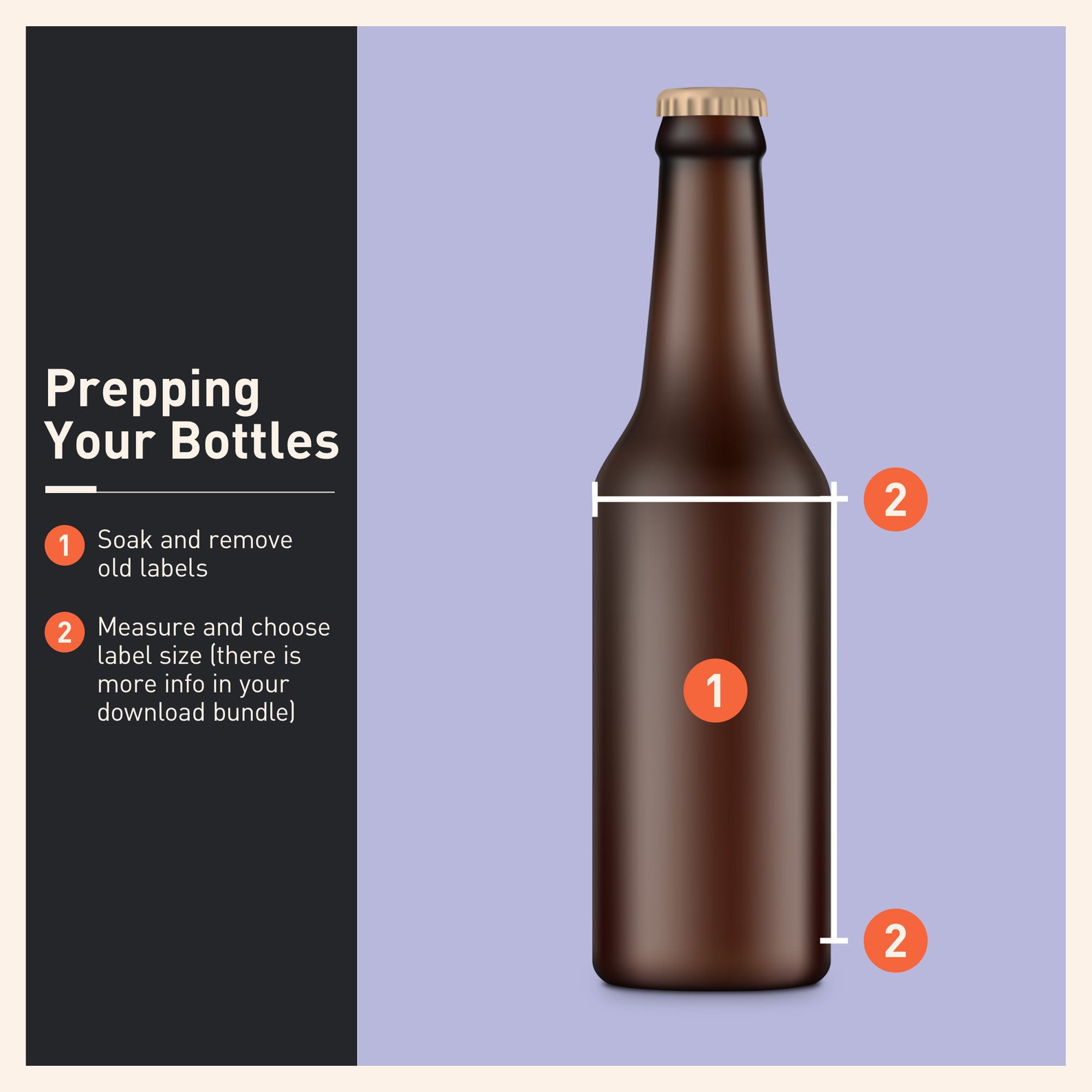 Bottle Label Editable Beer Label Template Custom Beer Label Homemade ...