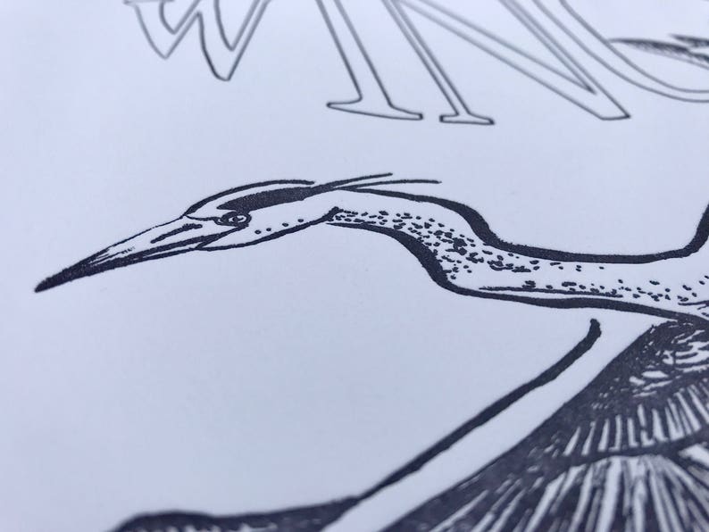 She Flies With Her Own Wings Oregon State Motto Letterpress Poster Alis ...