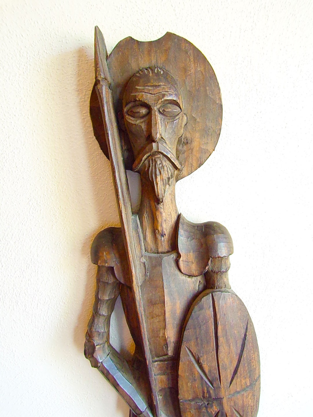 Don Quixote Wall Fork Long Wooden Wall Decor Folk Art - Etsy