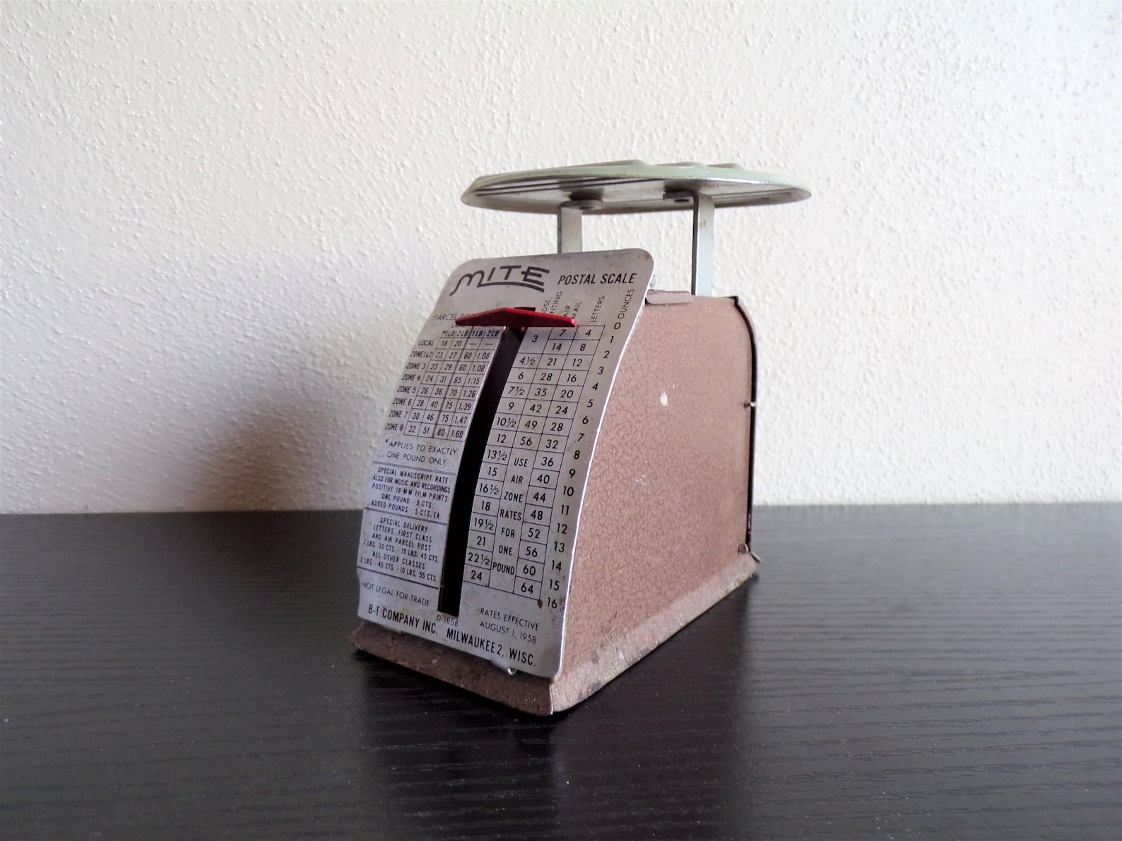 Mechanical Mailing Scale Mite Postal Memorabilia Made in - Etsy