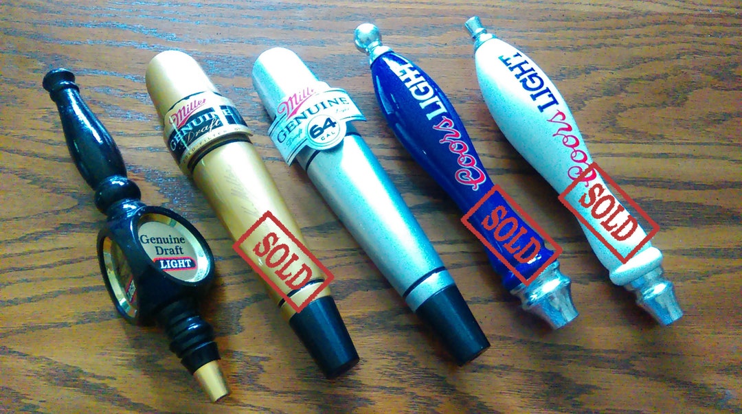 Beer Tap Handles - Vintage Breweriana - Home Bar Accents - Man Cave ...