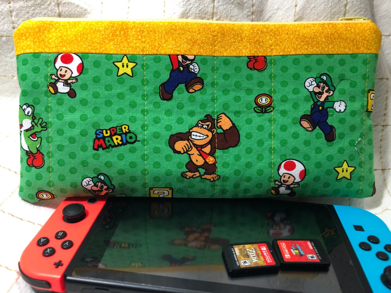 Nintendo 3DS XL or Switch Case: Super Mario World Green - Etsy