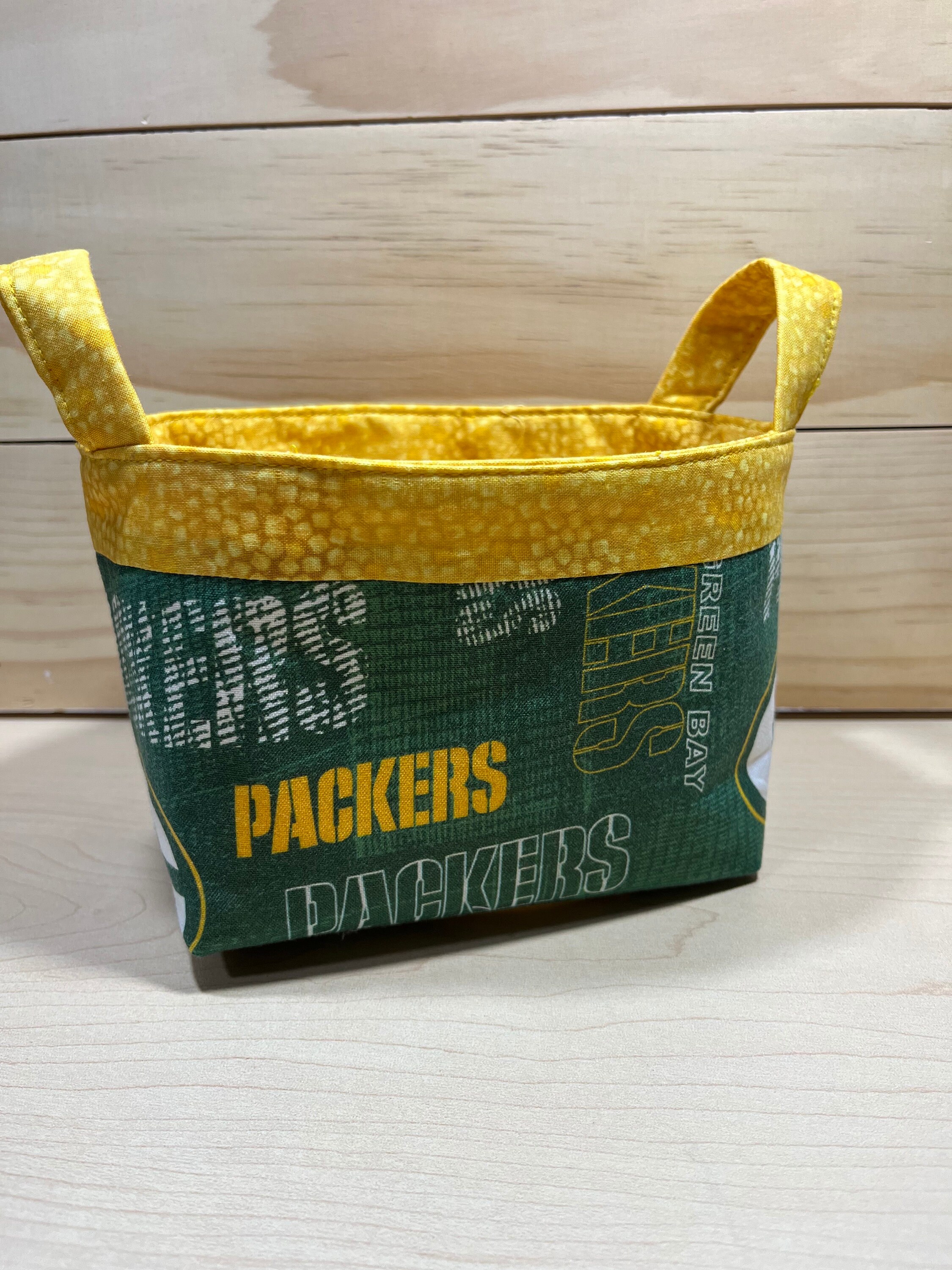 Basket ~ Organizer Made With Green Bay Packers Fabric - Etsy