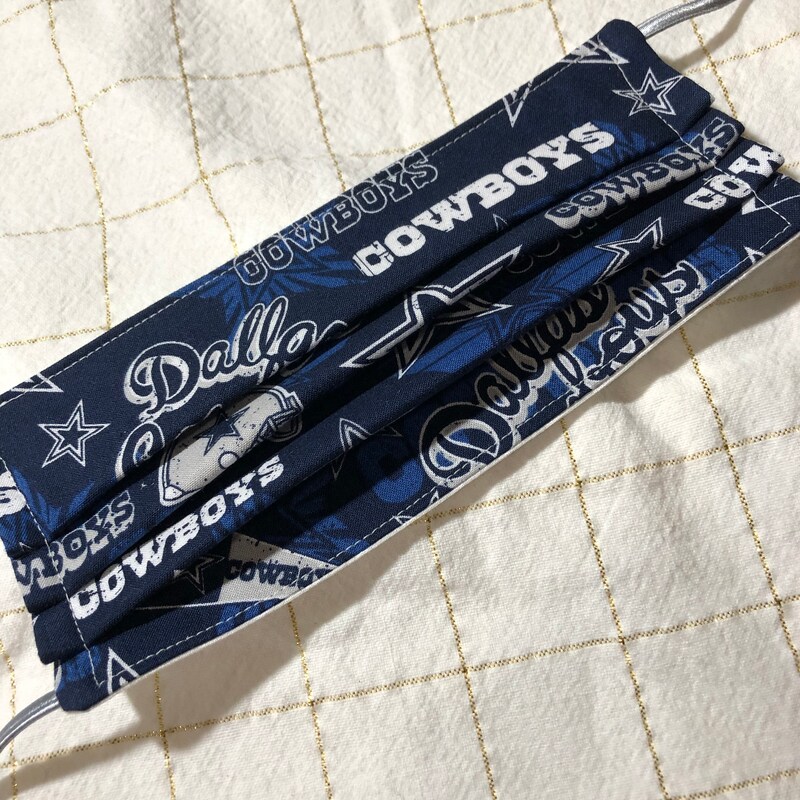 Dallas Cowboys Face Mask - Etsy