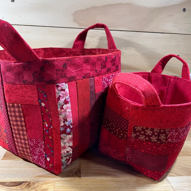 Red Basket - Etsy