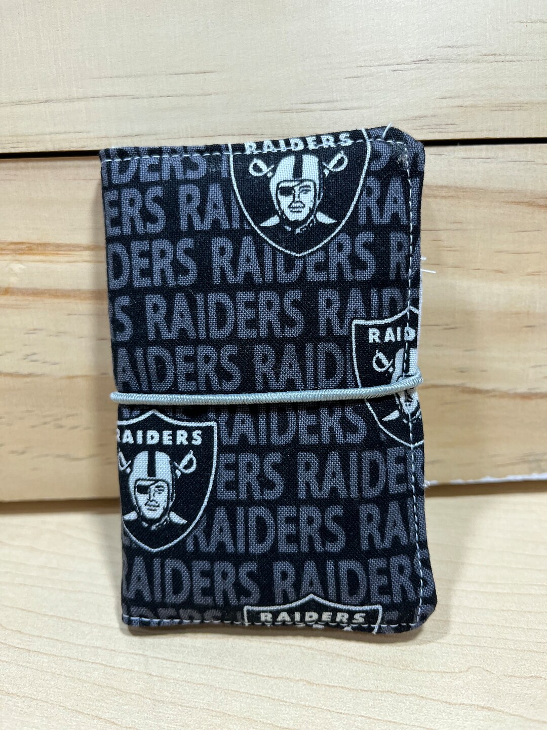 Las Vegas Raiders Fabric Credit & Business Card Holder | Handmade ...