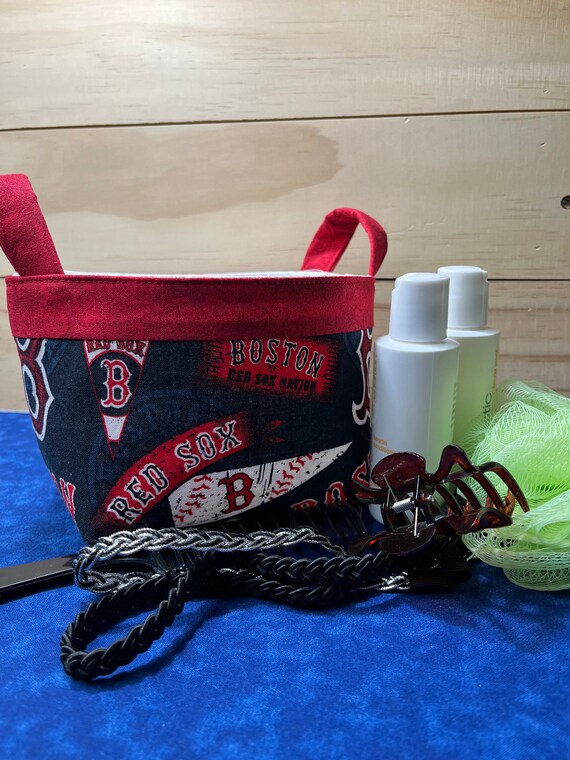 Boston Red Sox Fabric Storage Basket Organizer | Etsy