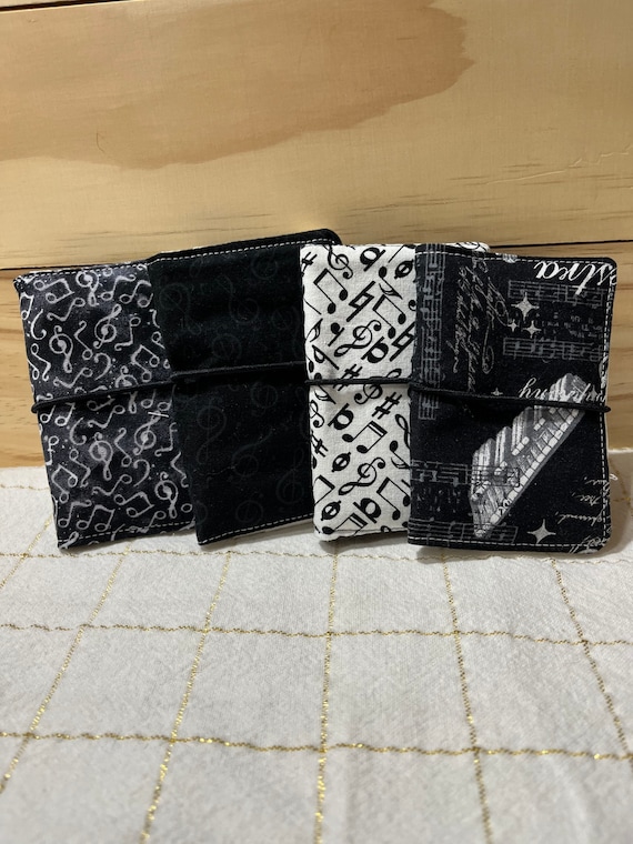 Music Notes Credit Card Holder Business Card Holder Wallet | Etsy