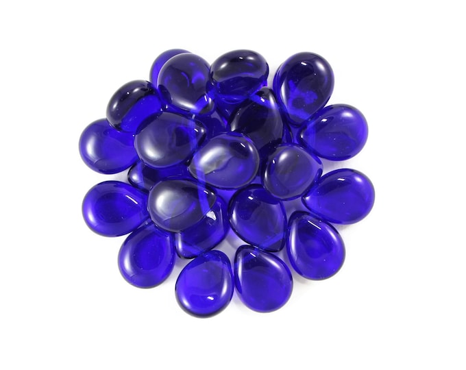 Czech Glass Flat Pear Drop Beads - Flat Tear Drop Beads - Flat ...