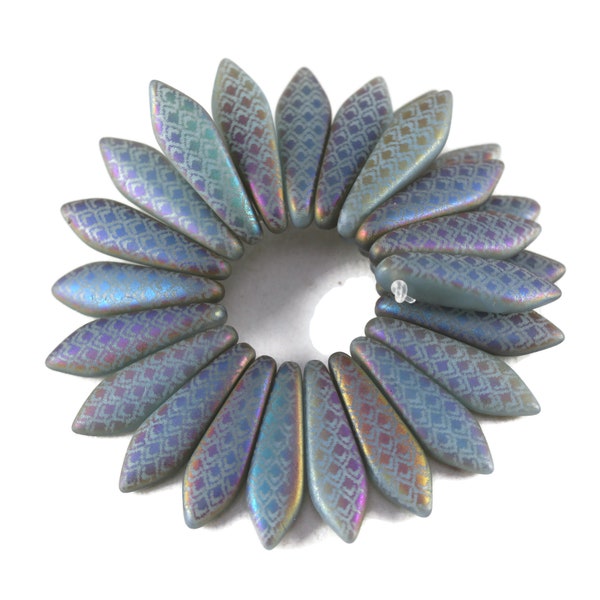 Czech Dragon Scale Beads - Etsy