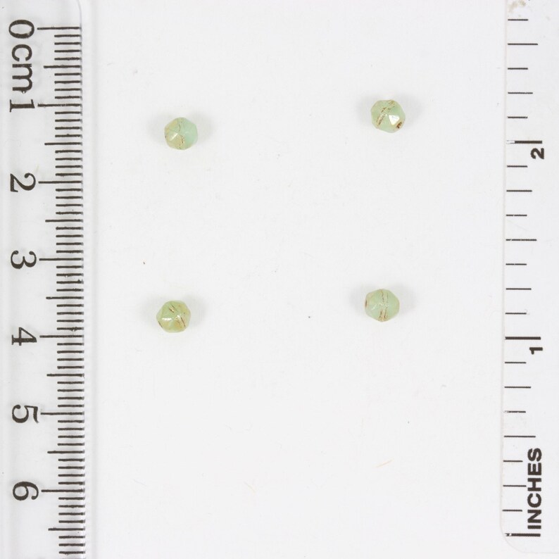 Czech Glass English Cut Beads Ladybug Red With Brown Wash - Etsy