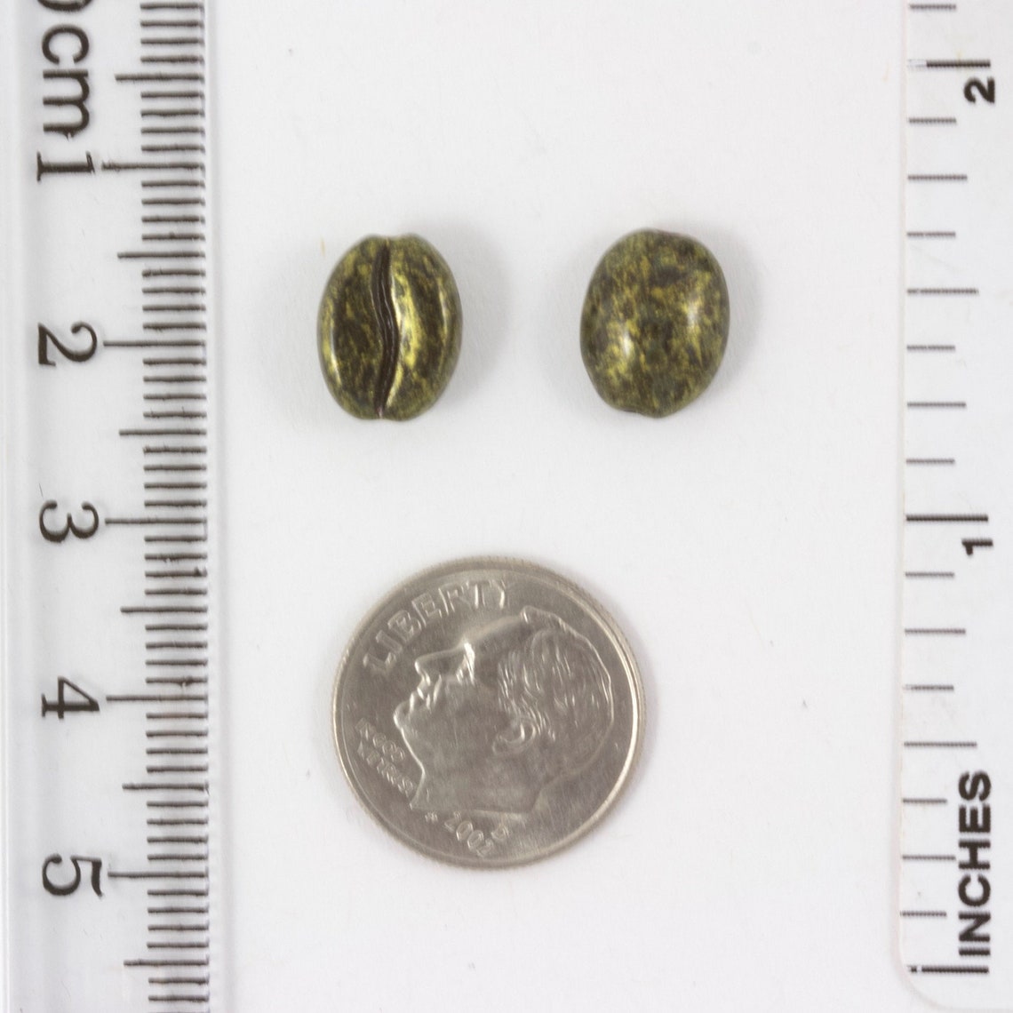 Czech Glass Coffee Bean Beads Oval Shape Beads Cinnamon | Etsy