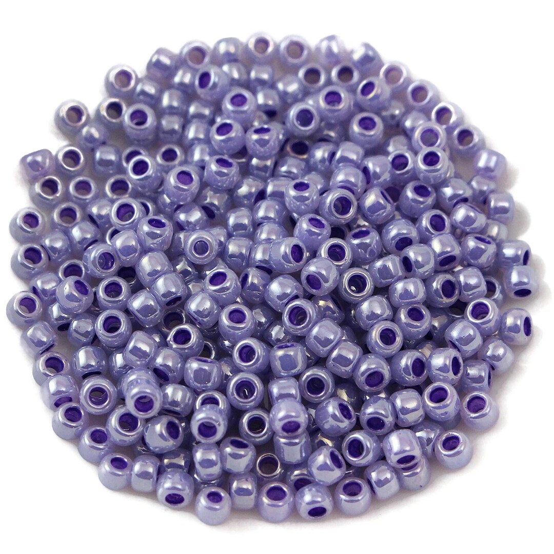 TOHO 8/0 Round Seed Beads - Ceylon Gladiola - 2.5" Tube (approx. 8-9 ...