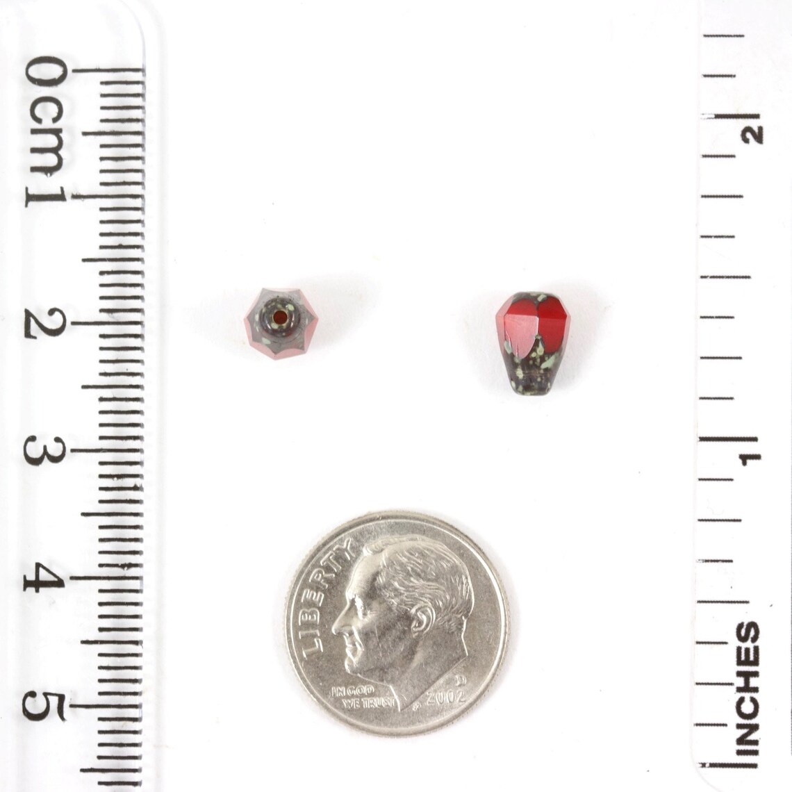 Czech Glass Beads Bottom Cut Faceted Drop Beads Mint Green - Etsy