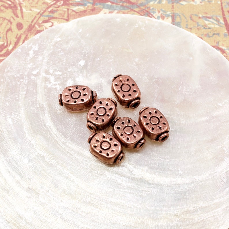 Oxidized Copper Bali Style Beads Antiqued Copper Beads - Etsy