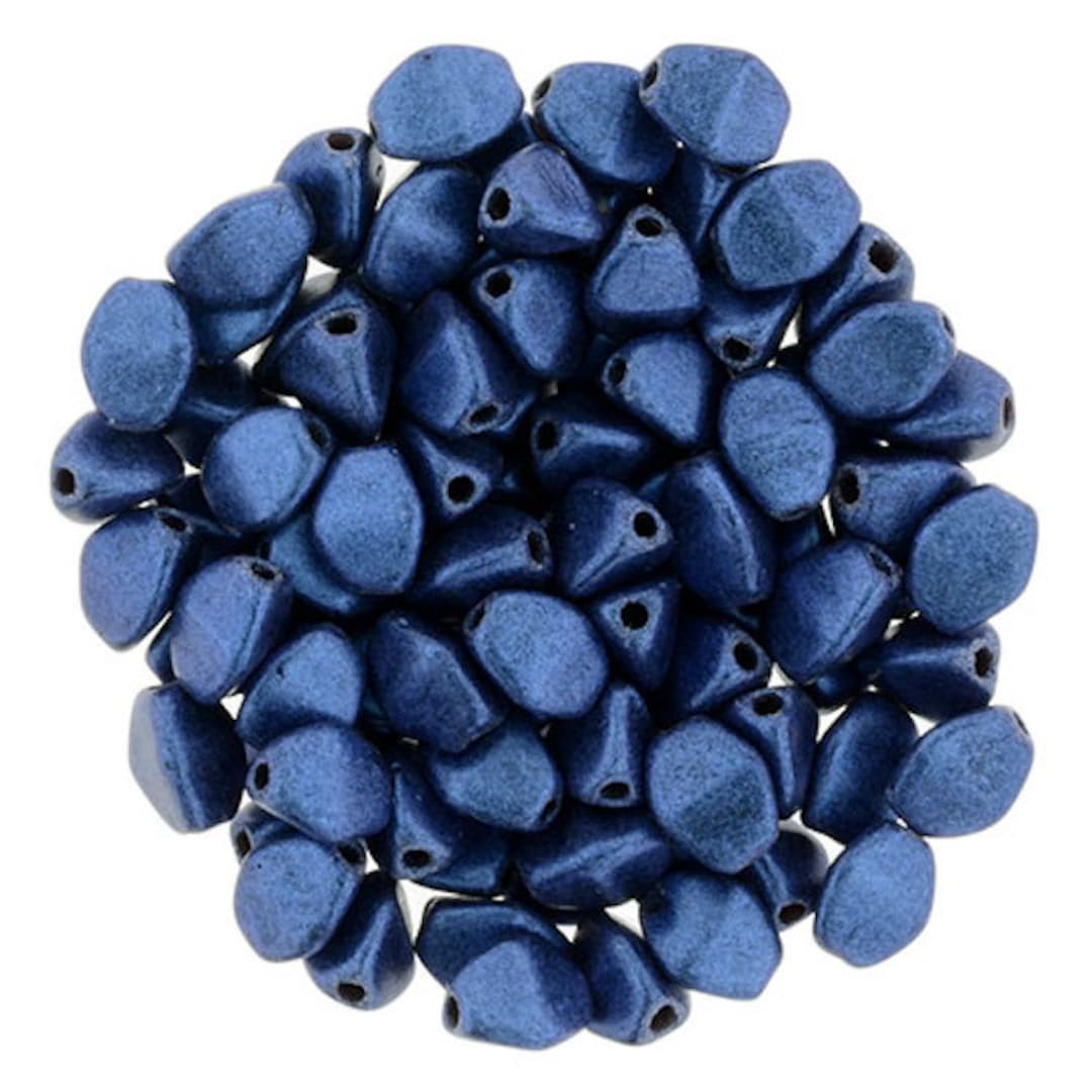 Pinch Beads - Czech Glass Beads - Tri Oval Beads - Pressed Glass Beads ...