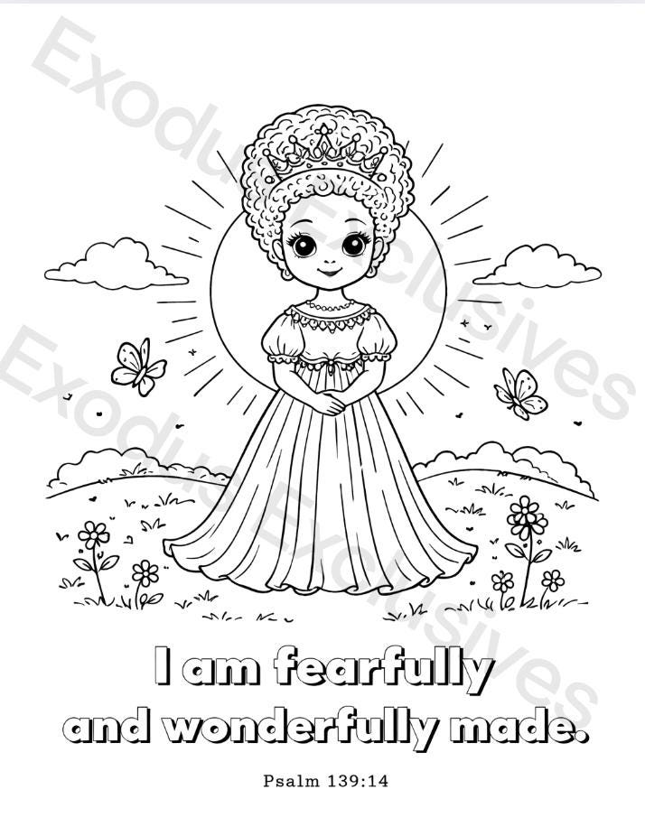 Royal Roots With Zara: Christian Coloring Book for Kids – Faith-based ...