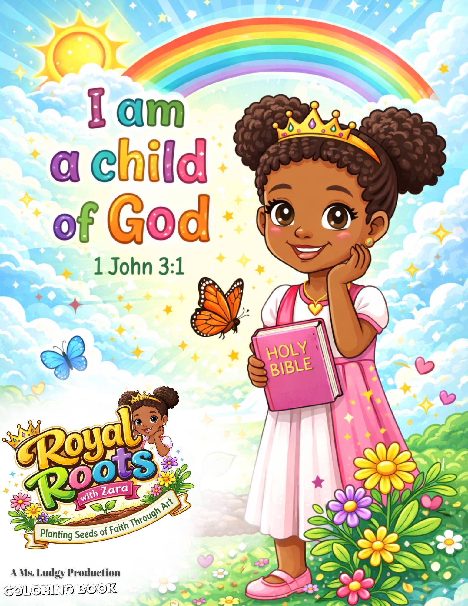 Royal Roots With Zara: Christian Coloring Book for Kids – Faith-based ...