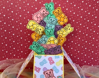 Gummy Birthday Card - Etsy