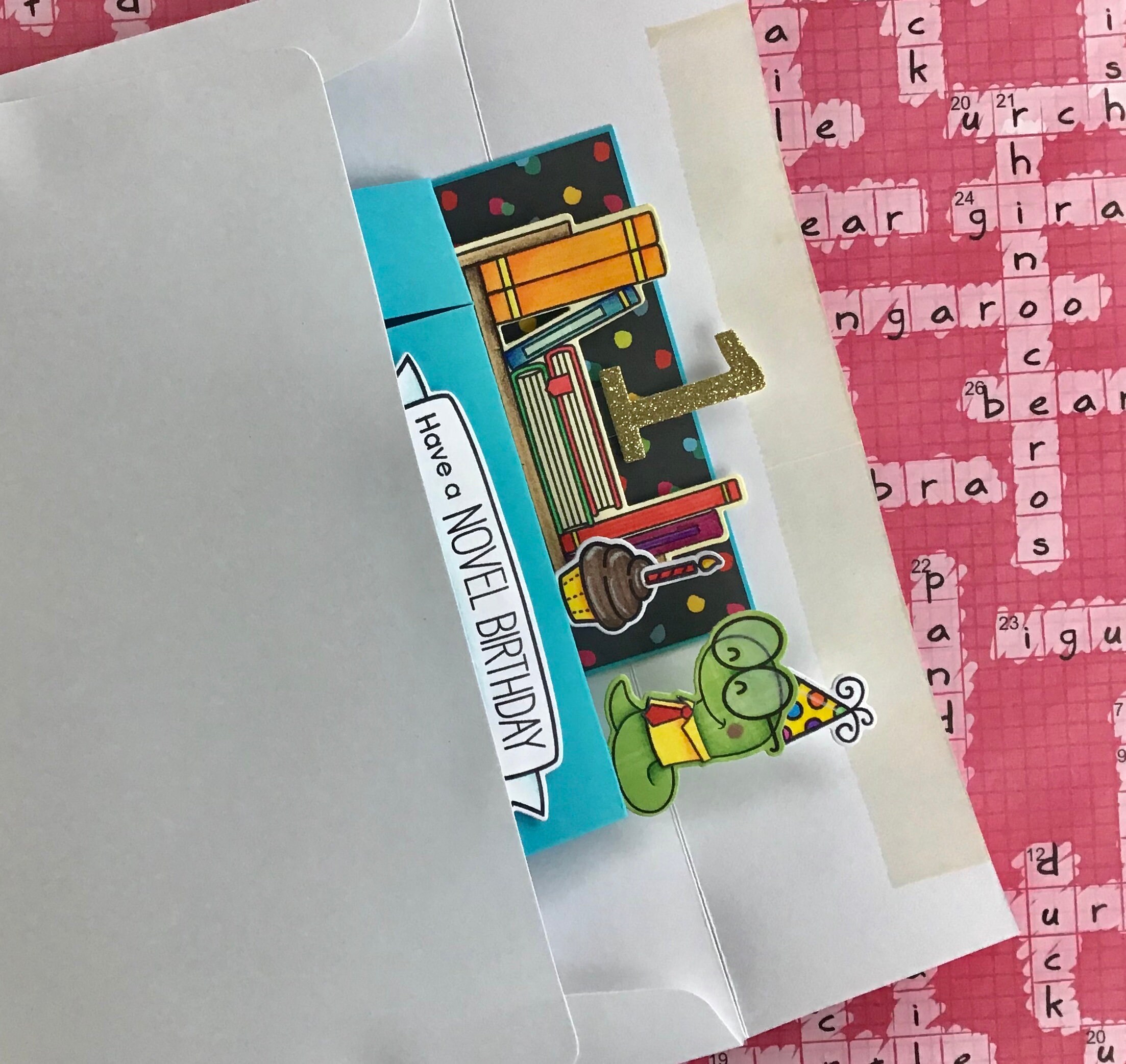 Pop up Birthday Card Book Lover Reader Scholar Birthday | Etsy