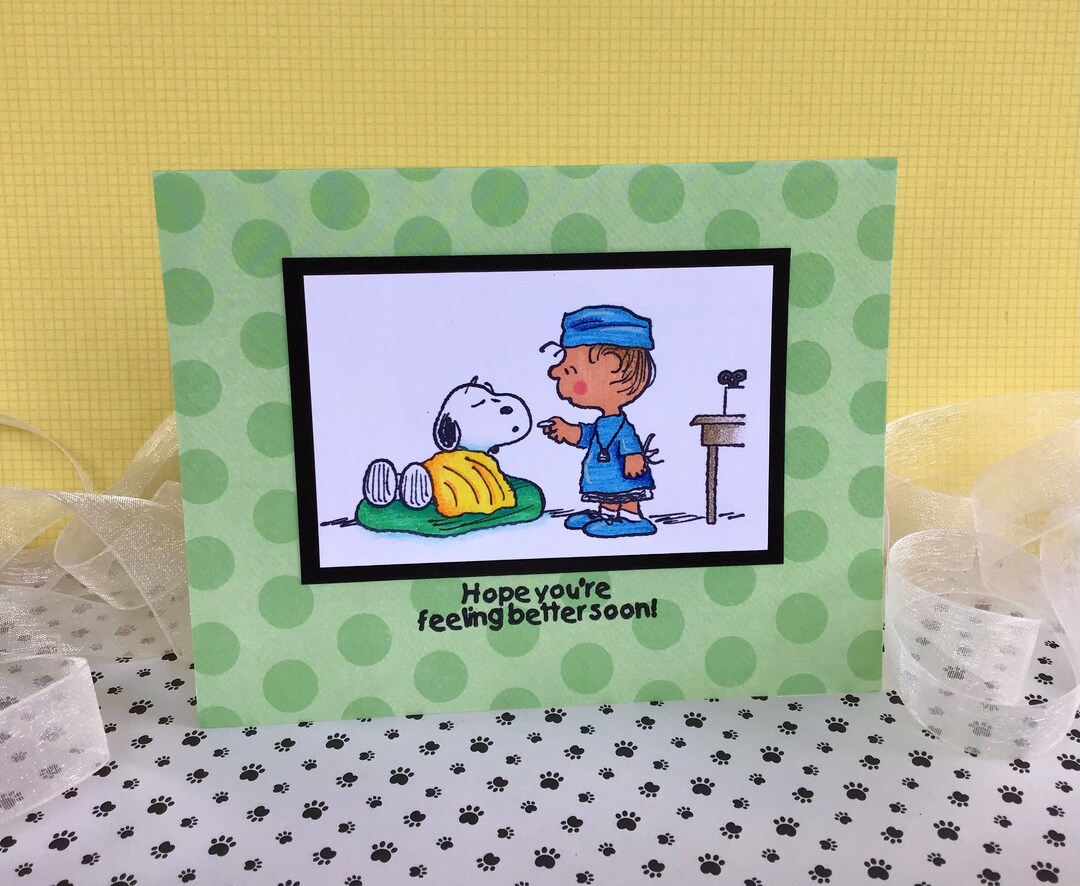 Get Well Card, Encouragement Card, Surgery Card, Care Taker, Fun for ...