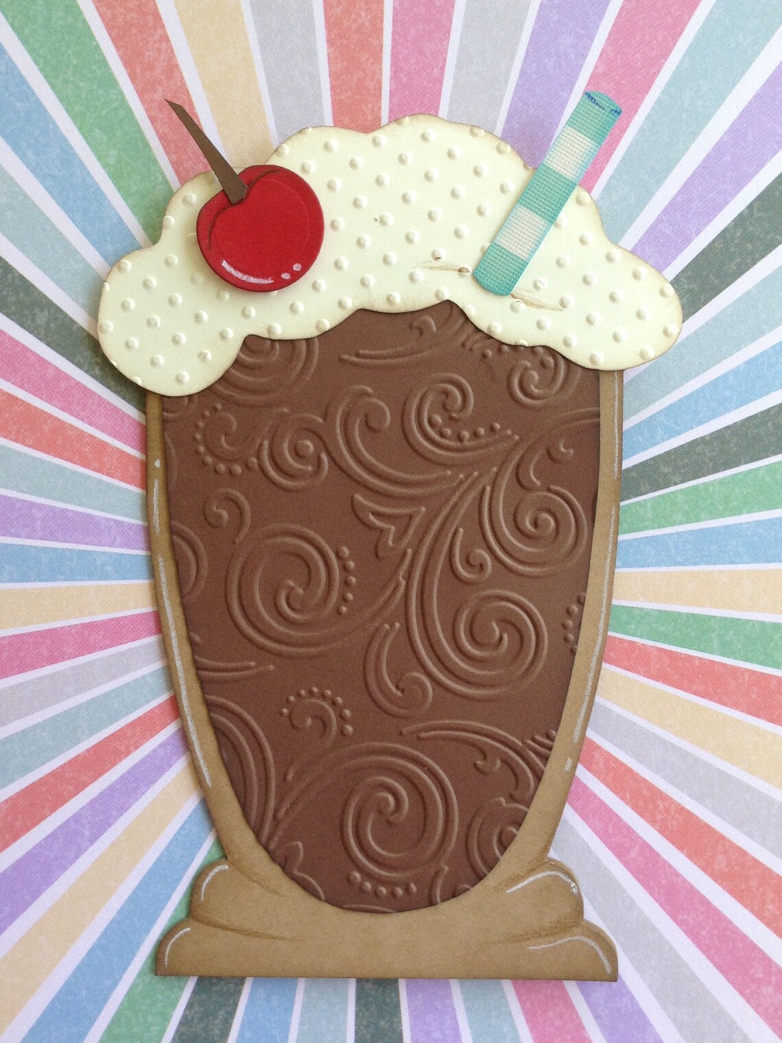 Unique Milkshake Card Sweet Treat Birthday Thank You - Etsy