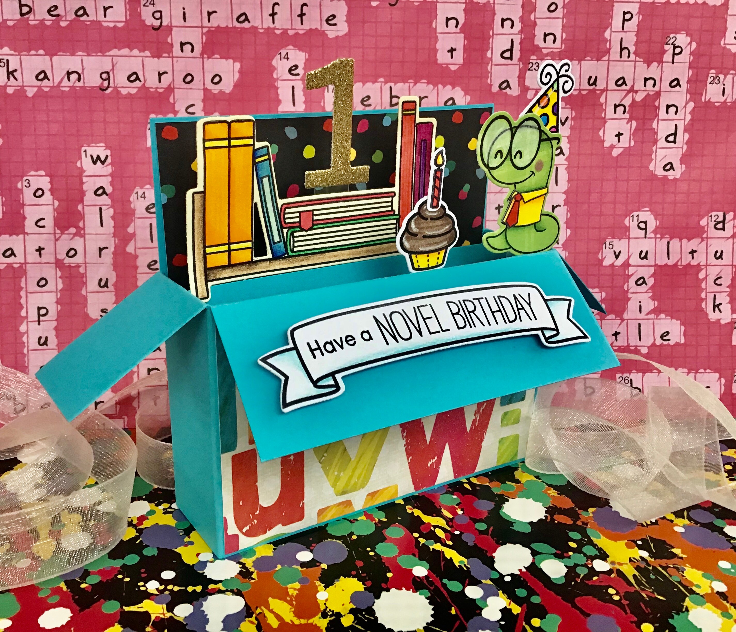 Pop up Birthday Card Book Lover Reader Scholar Birthday | Etsy