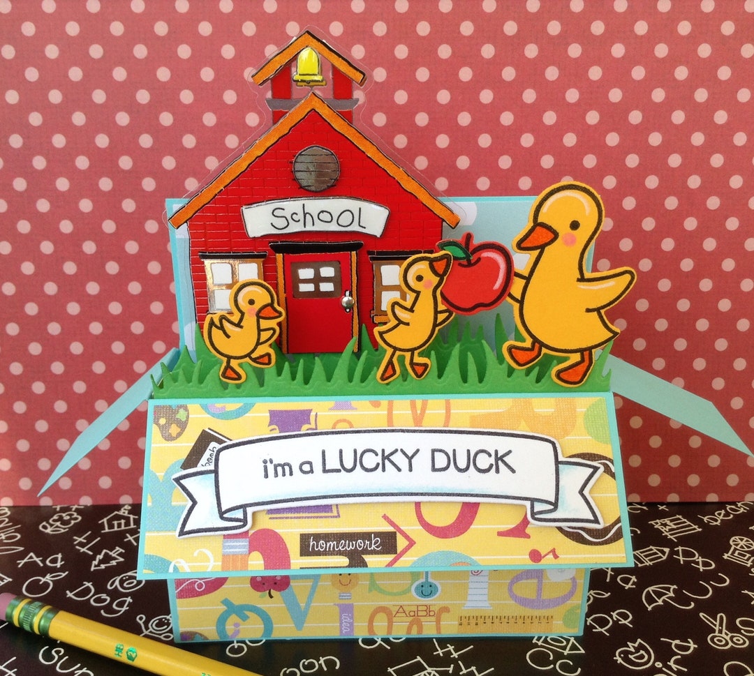 Pop up School Card, Teacher Appreciation, Principal Appreciation, Year ...