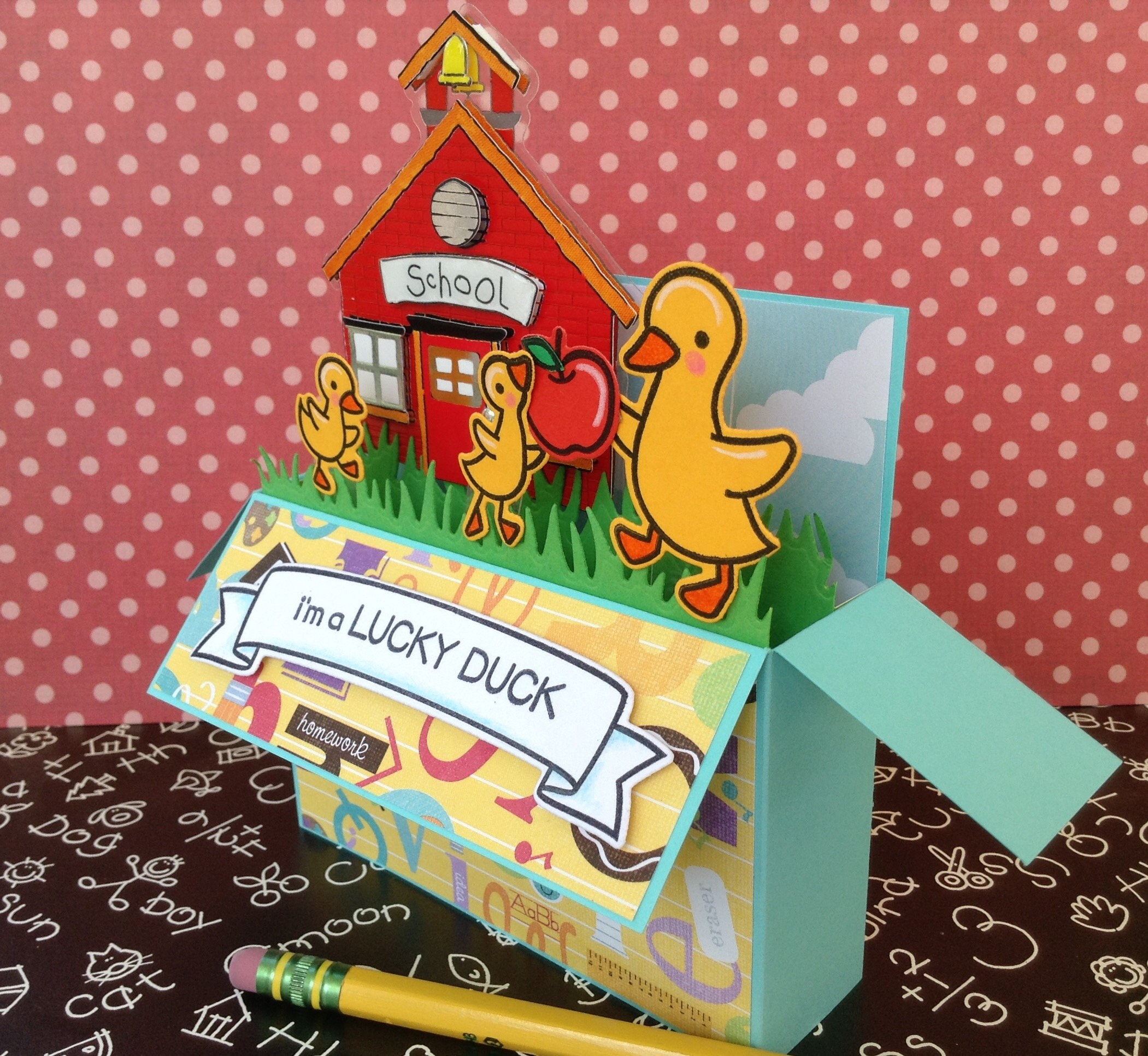 Pop up School Card Teacher Appreciation Principal | Etsy