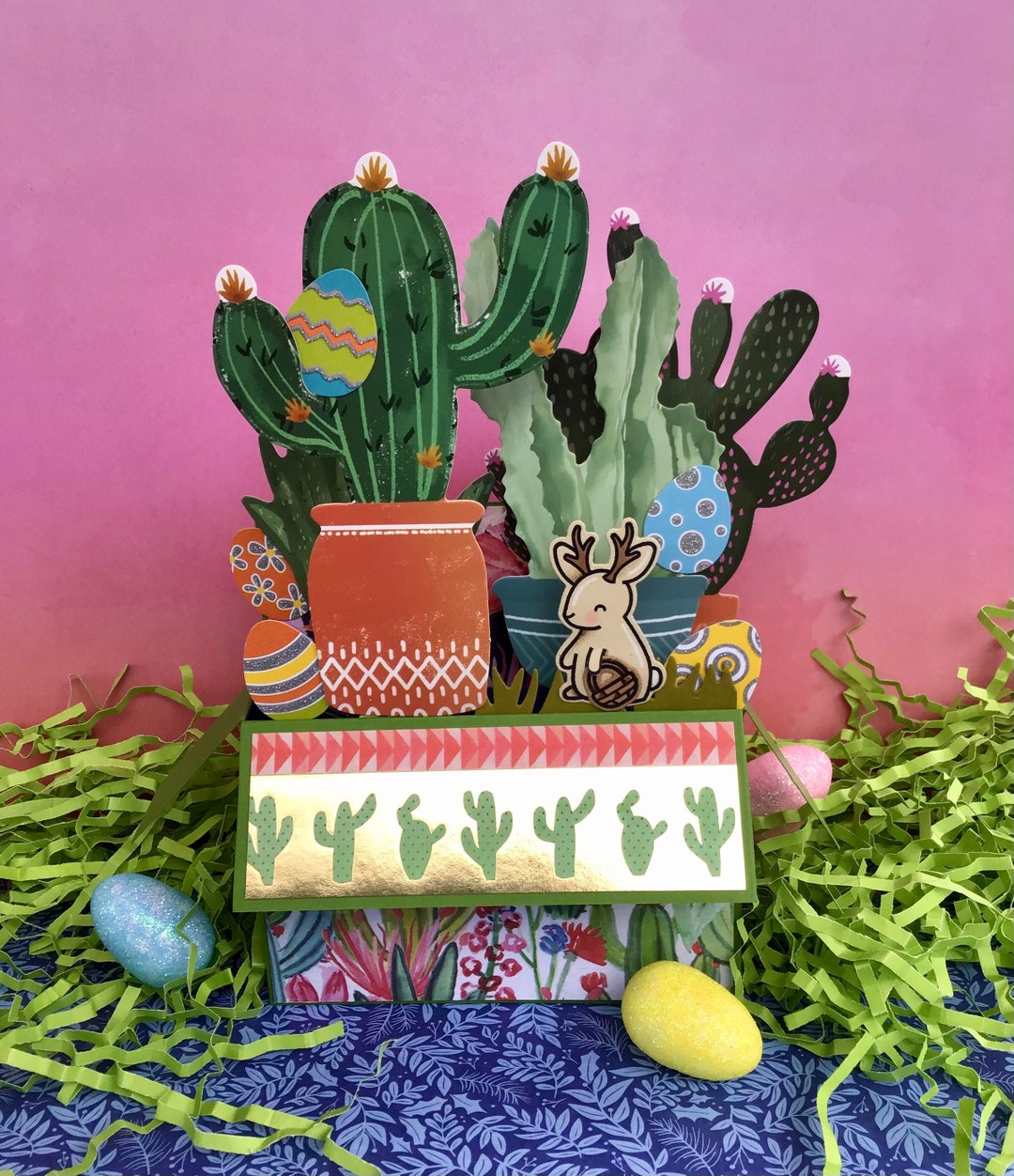 Unique Pop-up Easter Card, Limited Number Handmade Card in a Box ...