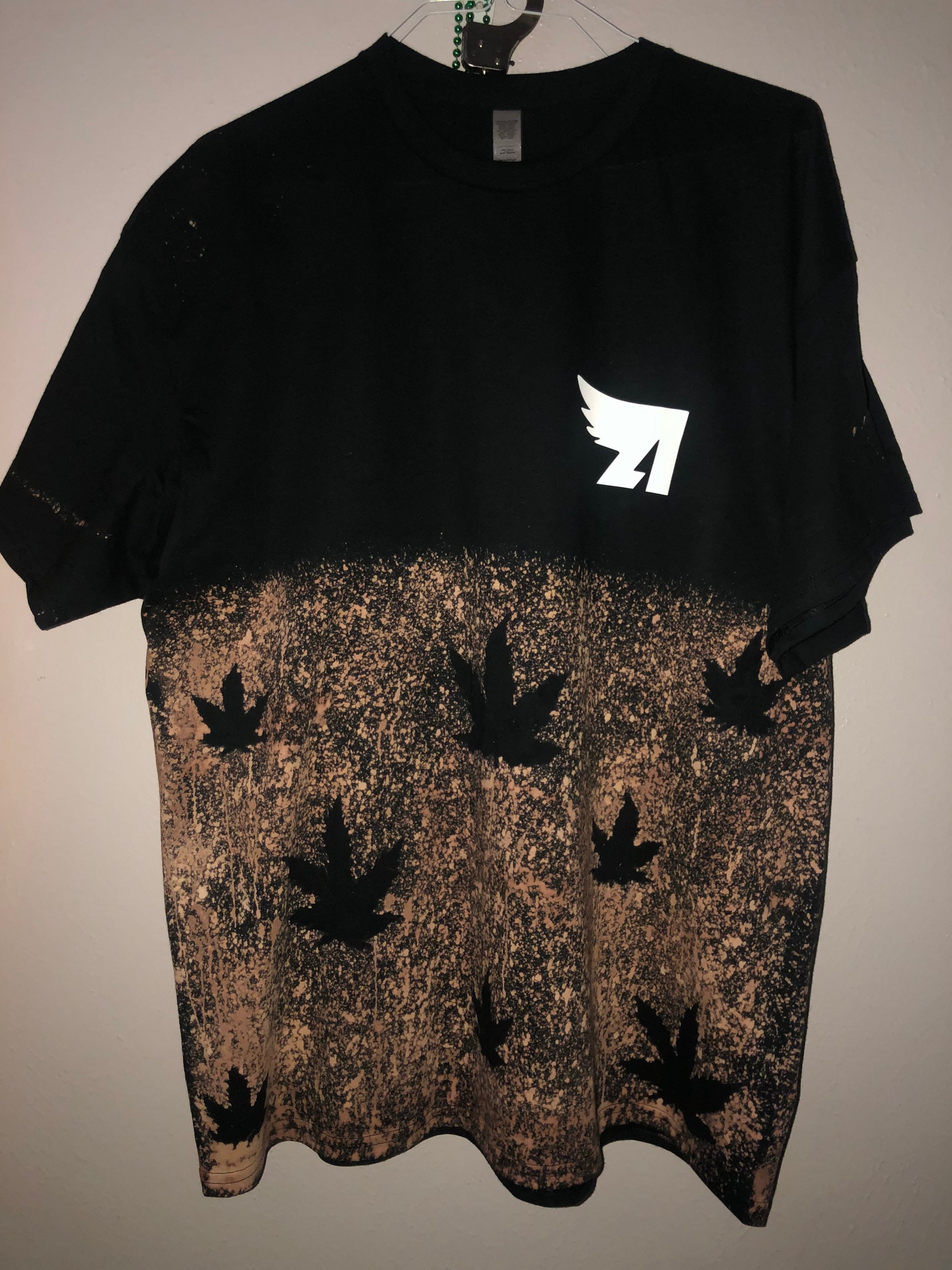 Aero Dyed Weed Print Tees - Etsy