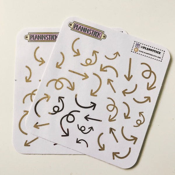 Arrow Stickers - Etsy