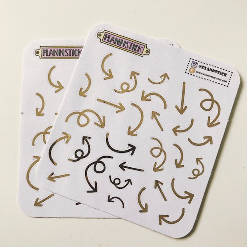 Arrow Stickers - Etsy