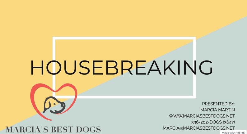 UNDERSTANDING HOUSEBREAKING - Etsy