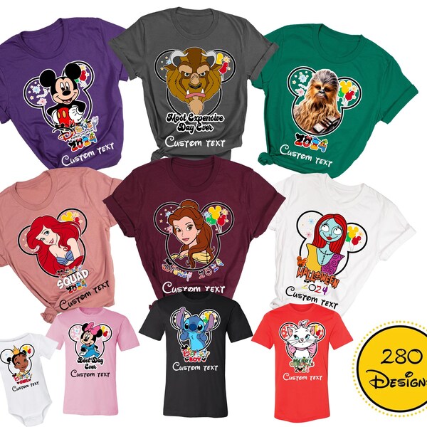 Disney tshirts - Etsy