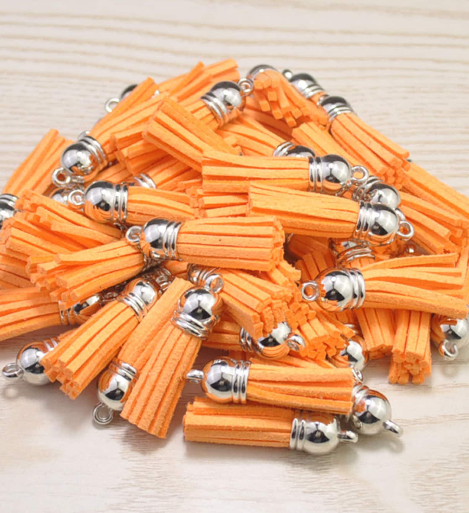 Borla borlas 1.5'' 20pcs Mini borla artesanales luz - Etsy España