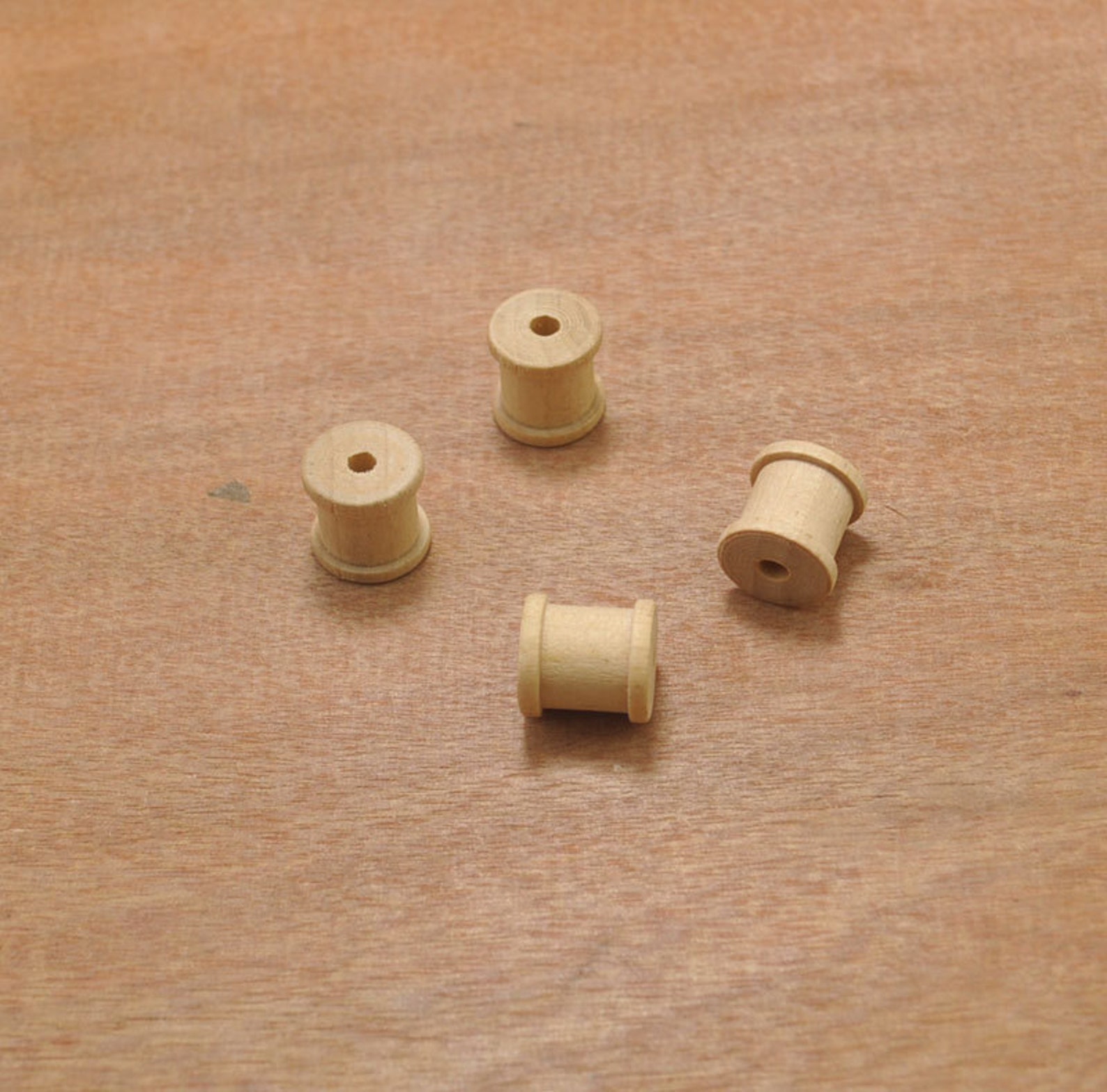 Mini Wood Spool Beads,wooden Spool Accessories,50pcs Unfinished Small ...