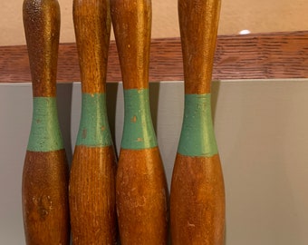 Antique bowling pins | Etsy