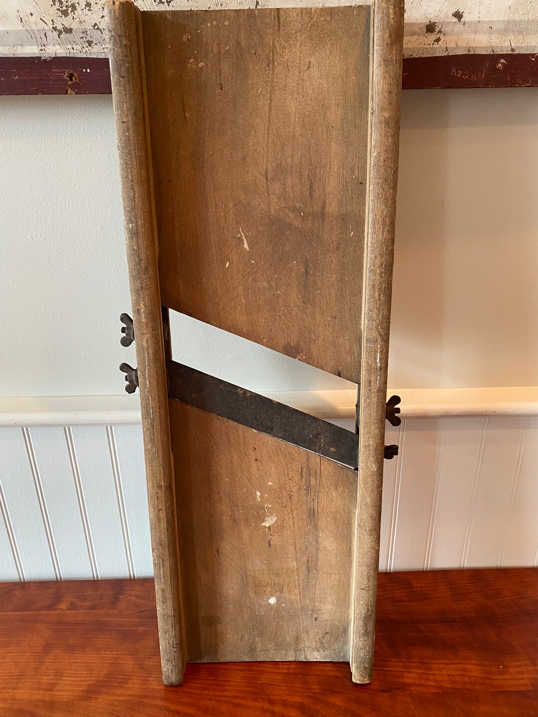 Vintage Cabbage Slicer Wooden Cabbage Slicer Vintage Kitchen Decor ...