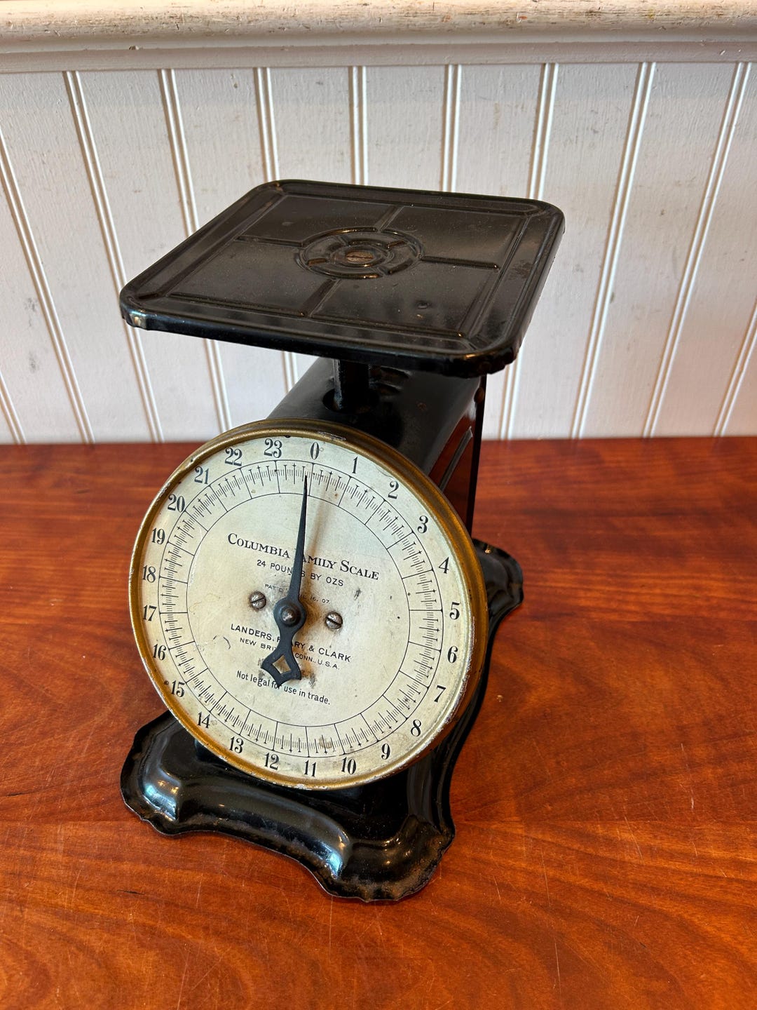 Vintage Scale Vintage Columbia Family Scale Vintage Kitchen Scale 1906 ...