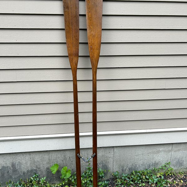Wood Oars - Etsy