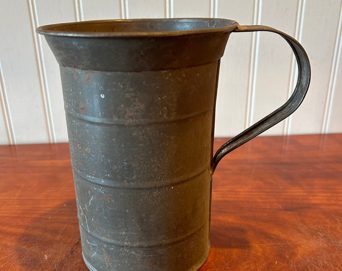 Vintage Tin Measure Vintage Tin Cup - Vintage Dover Measuring Cup ...
