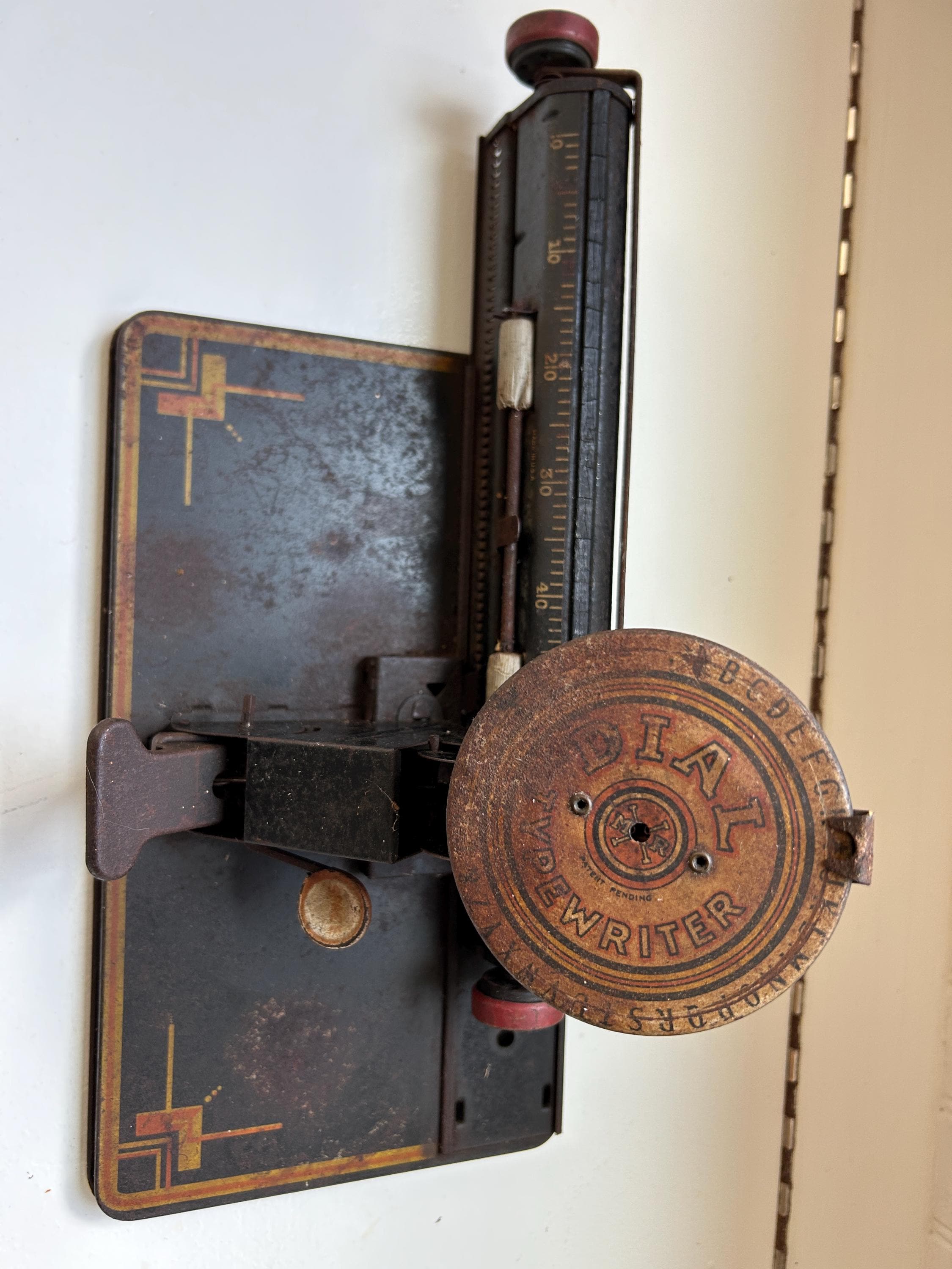 Antique Marx Dial Typewriter Toy: 1920s Tin Index Model - Etsy