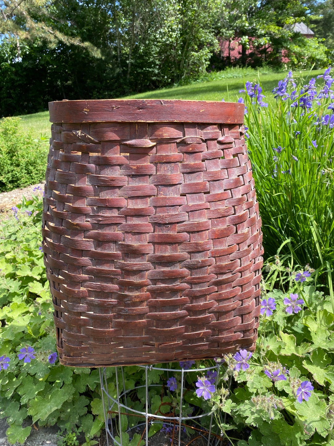 Antique Trappers Basket, Hunter's Basket, Adirondack Pack Basket ...
