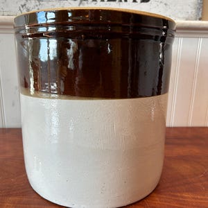 Vintage Stoneware Crock Antique 2 Gallon Stoneware Glazed Crock Burley ...