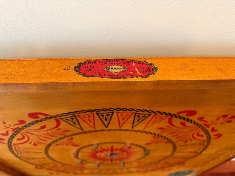 Antique Carrom Game Board – Double Sided Wooden Wall Decor - Etsy