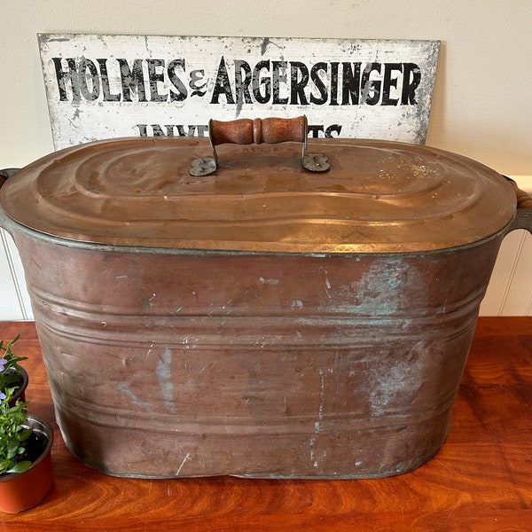 Antique Copper Boiler - Etsy