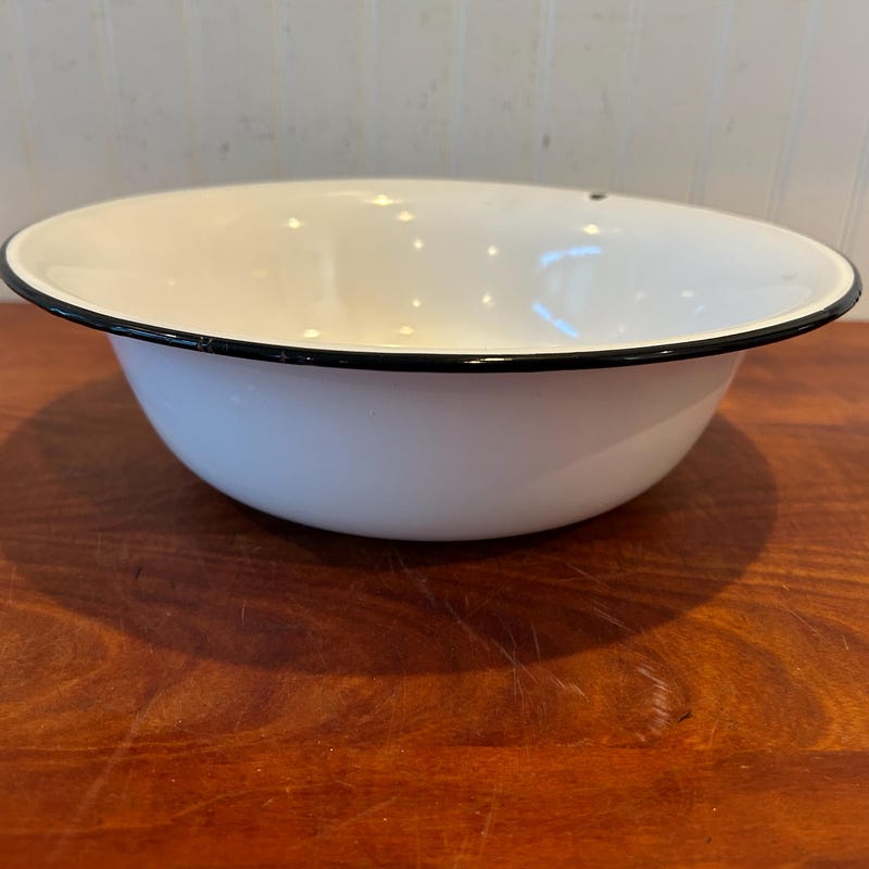 Enamel Bowl - Etsy