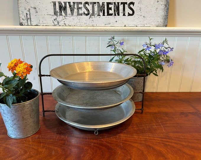 Vintage Metal Pie Rack Three Pie Cooling Rack Wire Pie Rack Vintage ...