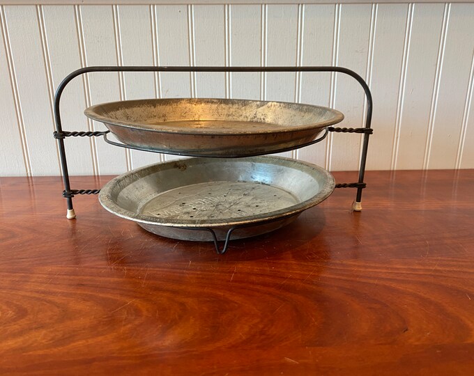 Vintage Metal Pie Rack - Two Pie Cooling Rack - Wire Pie Rack - Vintage ...